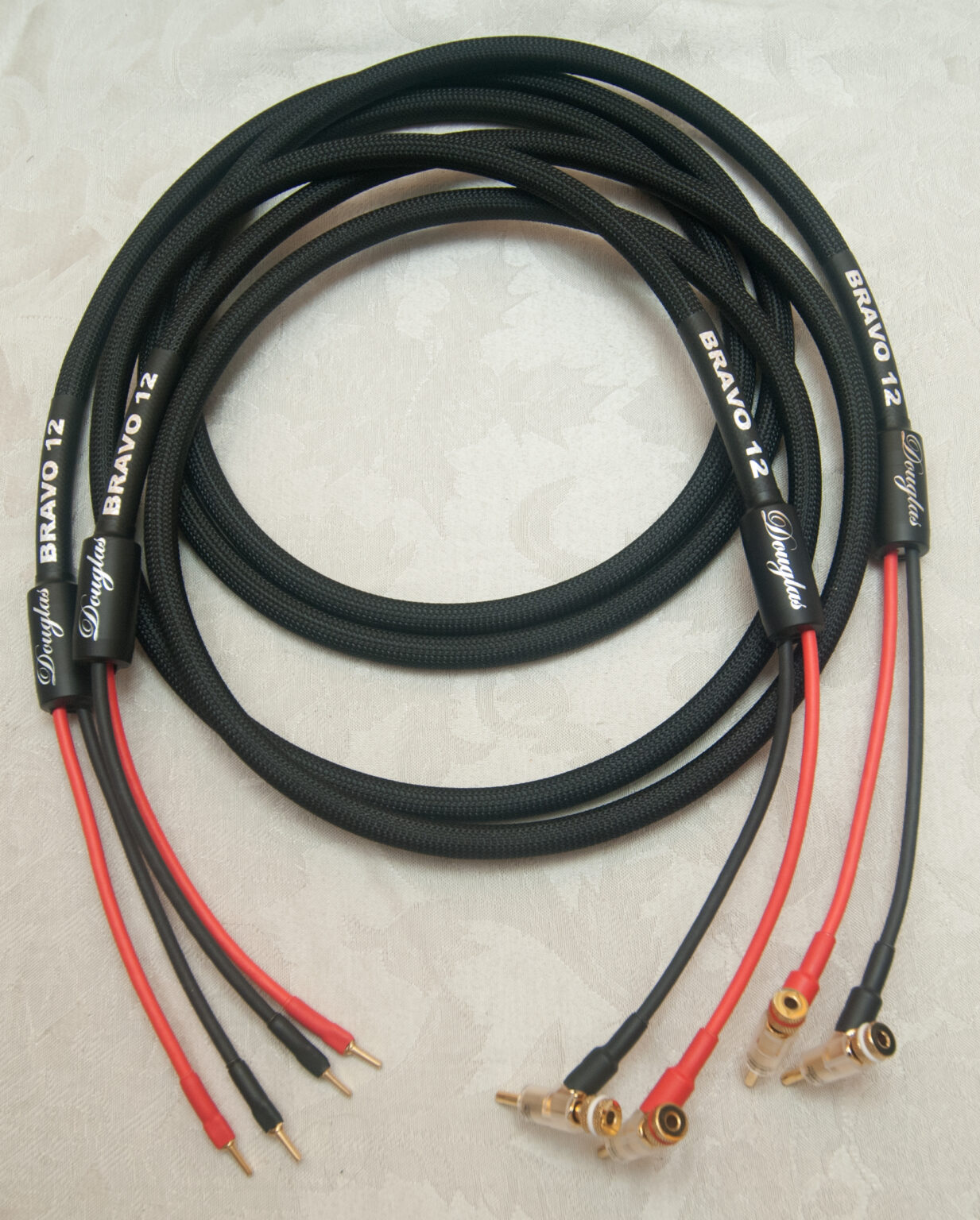 BRAVO 12 AWG OFC Speaker Cables - Douglas Connection